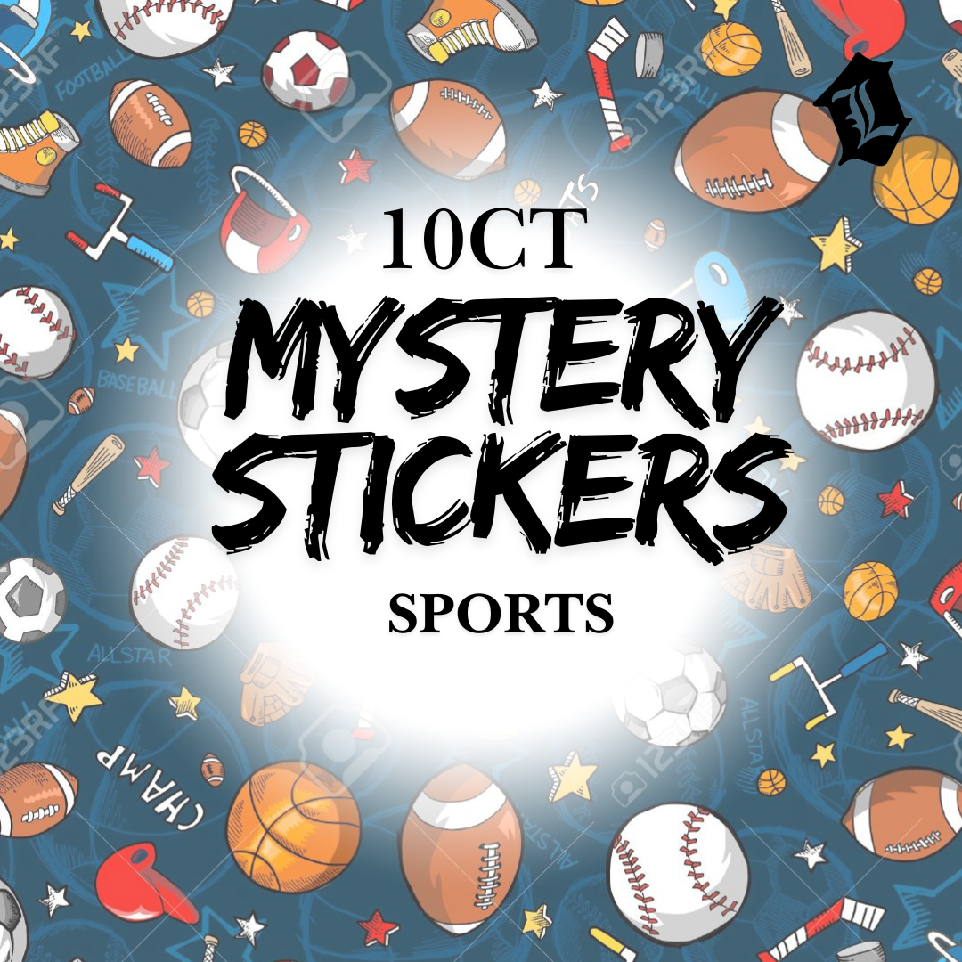 MYSTERY THEMED STICKER PACK [10CT] - SPORTS – ONE LINK AT A TIME
